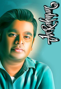 Poster A R Rahman Photo Art (Large Poster, 300GSM Matt, 36x24 Inches ...