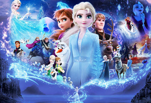 Poster Frozen Queen Elsa (Large Poster, 300GSM Matt, 36x24 Inches ...