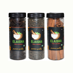 ELAISHA Pipal Badi 150 Grams Pipal Choti Pipali 150 Grams Cinnamon ...