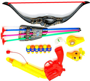 Dynamic Retail Global Gun Toys for Boys With Bullets, Archery Bow ...