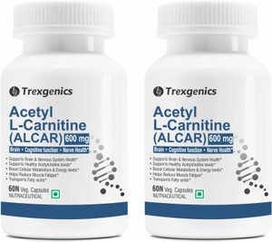 Trexgenics Acetyl L-Carnitine (ALCAR) 600 mg Nervous System, Cognitive ...