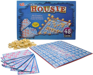 Kids Mandi Tambola Housie Deluxe Game Set with 48 Reusable Cards and ...