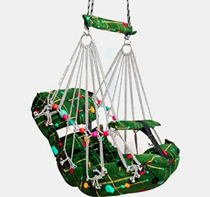 BJIK Cotton baby swing jhula for 1-5 year old children's, baby hanging ...