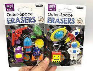 Flipkart.com | uniqueexpo Set Of 4 Space Theme Eraser Trendy Erasers ...