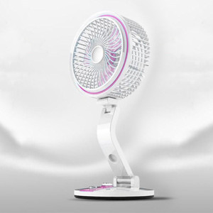 FANOX USB Table Fans Folding Rechargeable Fan LED Light And ...