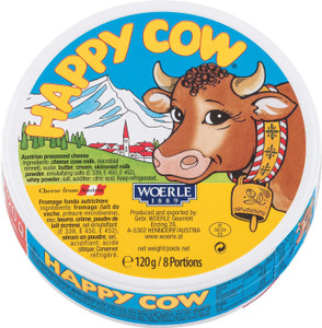 Woerle Happy Cow Processed Cheese 8 Portions Imported 120gms Price in ...