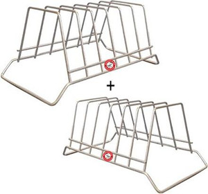 KITCHEN KART Plate Kitchen Rack Steel Plate Stand Holder Combo for ...