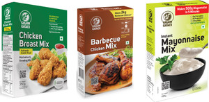 GRAIN N GRACE Chicken Broast Mix, Barbecue (BBQ) chicken Mix and ...