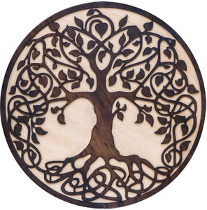 Vakhar Wall Decor Showpiece, Tree Design MDF Plywood Wall Hanging ...