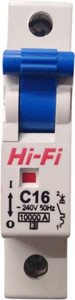 HI-FI Single Pole 16A B/C Series 10KA 910 103 MCB Price in India - Buy ...