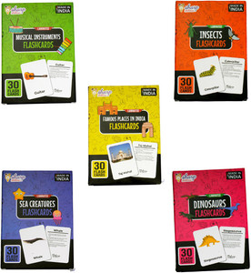 Sharp Children LAMINATED Flash Cards For Kids (Set Of 5 (D ...