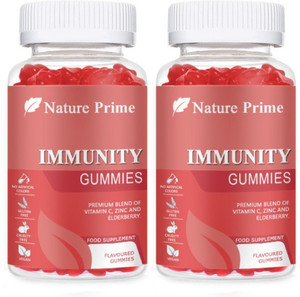 Nature Prime Immunity Booster Gummies for Adults & Kids with Vitamin C ...
