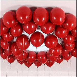 Flipkart.com | SIDDHASWARI Solid 100 Balloons (100 Red) for Birthday ...