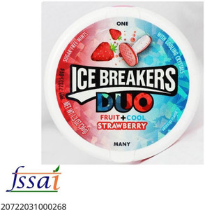 Icebreakers Fruit + Cool (IMPORTED) Strawberry Mouth Freshener Price in ...