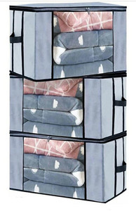 justsmartkart Rectangular Under Bed Blanket Storage Bag,Wardrobe ...