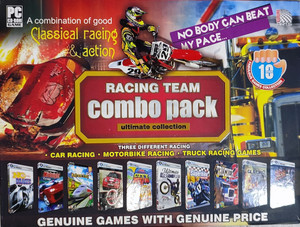 RACING TEAM COMBO PACK SET OF 10 PC CD ROMs 10 FULL RACING GAMES , NO ...