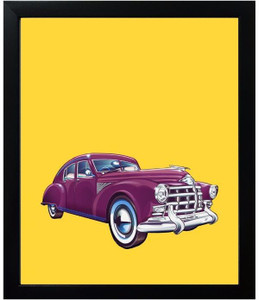 Vintage Car Wall Frame with Poster, Vintage car, Wall Frame, Art Decor ...