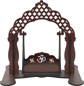 GROVER TRADERS Jhula for Laddu Gopal Jhula Handmade Decorative Wooden ...