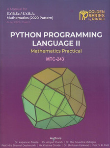 PYTHON PROGRAMMING LANGUAGE-2 (Mathematics Practical (MTC-243) Paper 3 ...
