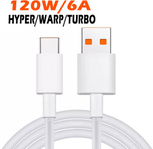 SUFO USB Type C Cable 6 A 1.01 m 120W/6A SUPER FAST CHARGING CABLE FOR ...