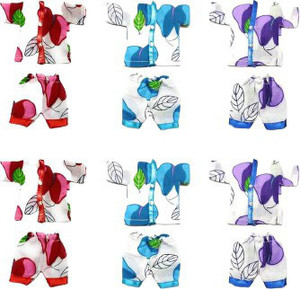 Kanha Little Krishna ji combo of 6 nikkar suit / bib suit / night suit ...