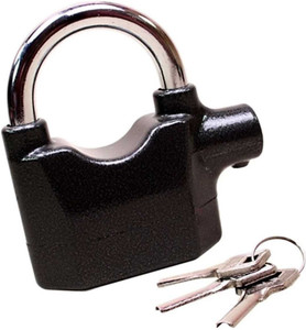 VSA Security Lock with Motion Sensor and 3 Keys (Black) Door & Window ...
