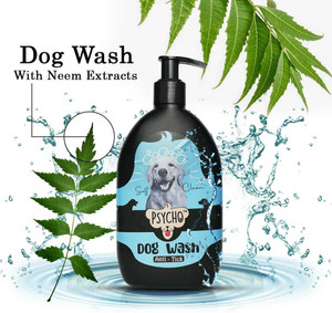 Psycho Psycho Dog Wash Anti-Tick 300 ml Conditioning Fragrance Neem ...