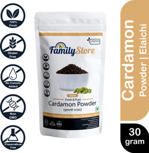 Family store Green Cardamom Seeds, Elaichi Beej, Big Size, Cardamum ...