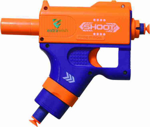 Toys universe Gun Mini Blaster Manual Soft Bullet Shooting with 3 Safe ...