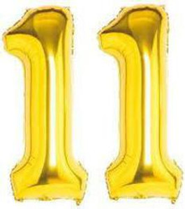 Flipkart.com | Loja collection Solid 11 number Numeric foil Balloon For ...