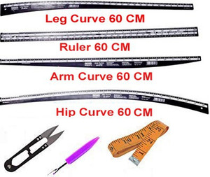 Vardhman Khyati Fashion Designing Scale - Premium Hard Plastic Scale ...