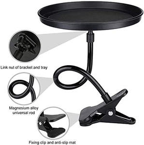 HUEX Car Food Tray with Clamp, Car Swivel Tray, Car Dinner Plate, Car ...
