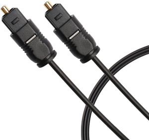 TECHGEAR Ethernet Cable 1.5 m Fiber Optic Cables TosLink Cable Audio ...