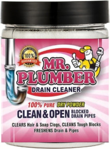 MR PLUMBER Drain Cleaner Sink Cleaner Powder, Clog, Toilet Blockage ...
