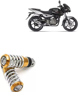 SEMAPHORE Spring Coiled Universal Bike Foot Rest For TVS Apache RTR 200 ...