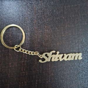 Offside NAME CUSTOMISED METAL KEYCHAIN (GOLD) Key Chain Price in India ...