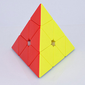 Saunidh Pyramid Cube Speed Stickerless Triangle Pyramid Puzzle Cube ...