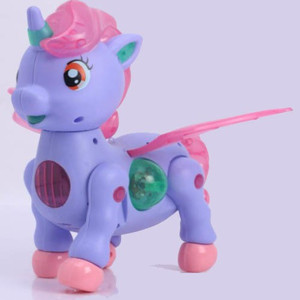 Toyvala Uniquee 3D Lighting and Music Simulation Walking Unicorn ...