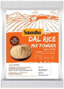 Savastha Dal Rice Mix Powder | Sadham Paruppu Podi | Just Mix with Rice ...
