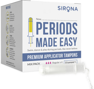 SIRONA Premium Applicator Tampons for Normal & Heavy Flow Tampons | Buy ...
