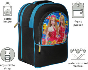 Flexible BARBIE GIRLS SCHOOL BAG (30L , BLACK 30 L Backpack BLACK ...