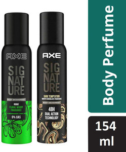 AXE Signature rogue + Dark Temptation Body Deodorant (2X122ml ...