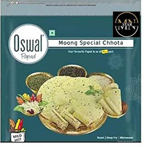 mn star OSWAL MOONG SPECIAL PAPAD Masala Papad Price in India - Buy mn ...