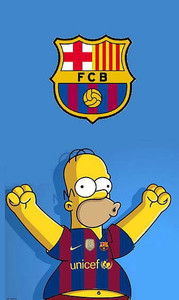 Homer Champions League Espana Football Nike Puma Simpsons Spain Matte ...