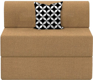 CLOUDZILLA Perfect for Guests 3x6-(Golden) 1 Seater Single Foam Fold ...