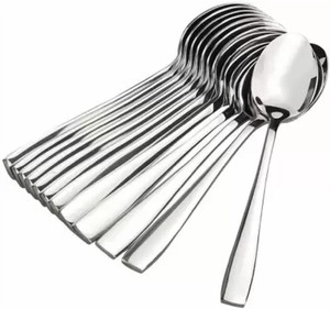 Worricow 12 Piece Stainless Steel Tea Spoon Set for Tea, Coffee, Sugar ...