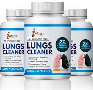 inlazer Lungs Cleaner Formula To Detoxifies Lungs Against Mucus, Sputum ...
