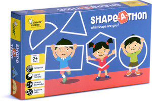 Clever Cubes LLP Clever Cubes SHAPE-A-THON Educational Board Games ...