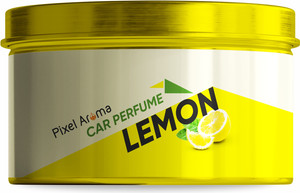 Pixel Aroma Premium Car Air Freshener | Fragrance - Lemon (65g Each ...