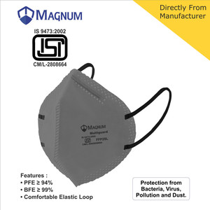 Magnum Multiguard N95 Masks Earloop Gray Price in India - Buy Magnum ...